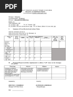 Vawc Quarterly Accomplishment Form | PDF