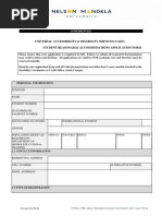 NSFAS Disability Application Form 2025 | PDF | Disability | Visual ...