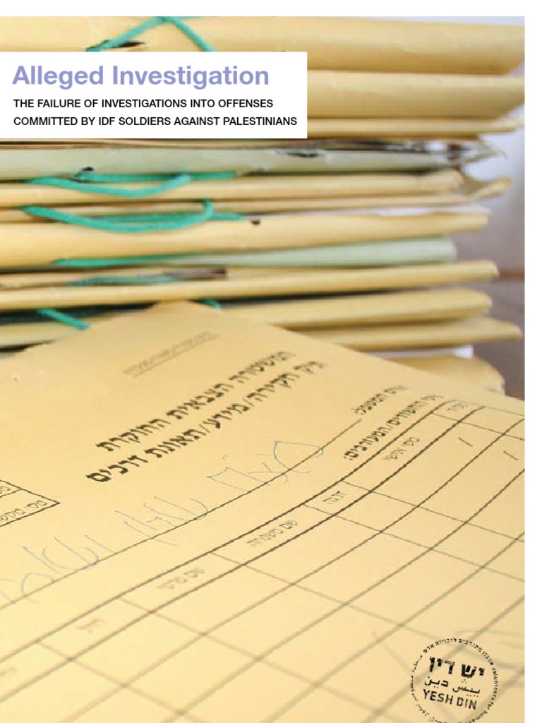 Alleged Investigation: The Failure of Investigations Into Offenses ...