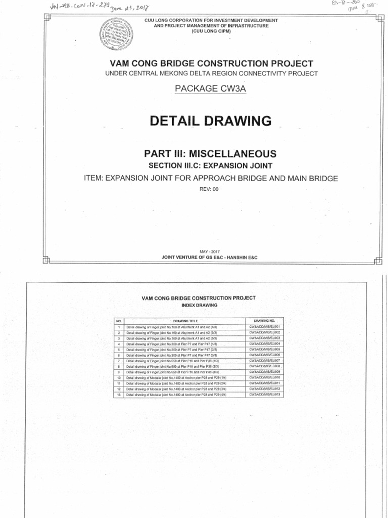 Detail Drawing of Expansion Joint For AB and MB | PDF