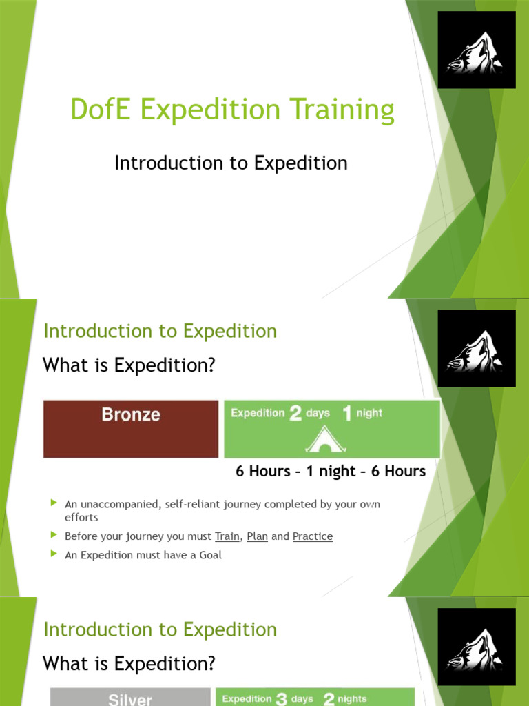 0 Intro To DofE Expeditions | PDF