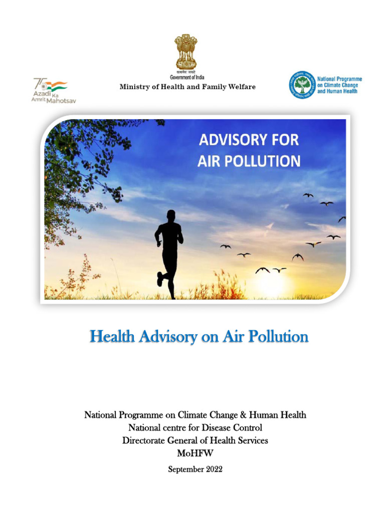 Health Advisory On Air Pollution | PDF | Air Pollution | Respiratory ...