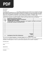 Summer Outing Solicitation Letter | PDF