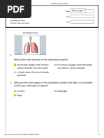 Respiratory System Grade 5 | PDF | Respiratory Tract | Respiratory System