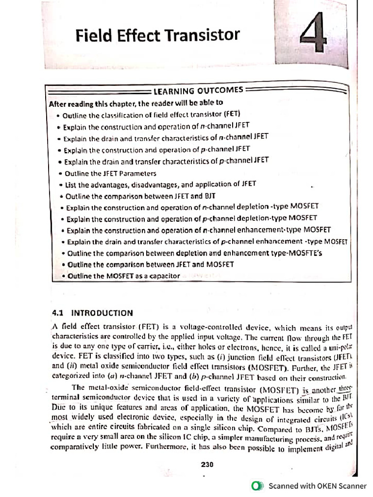 EDC-unit 4-FIELD EFFECT TRANSISTOR | PDF