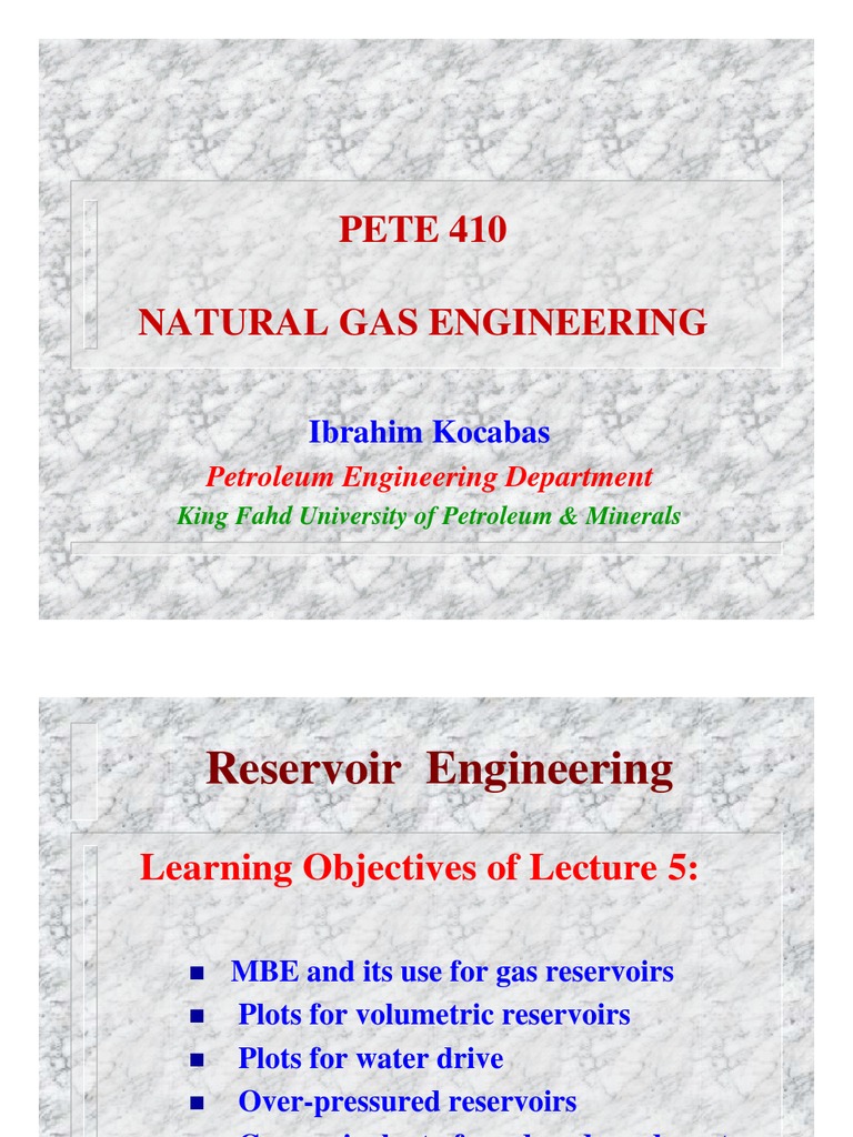 Estimating Gas in Place Using MBE | PDF | Petroleum Reservoir | Barrel ...