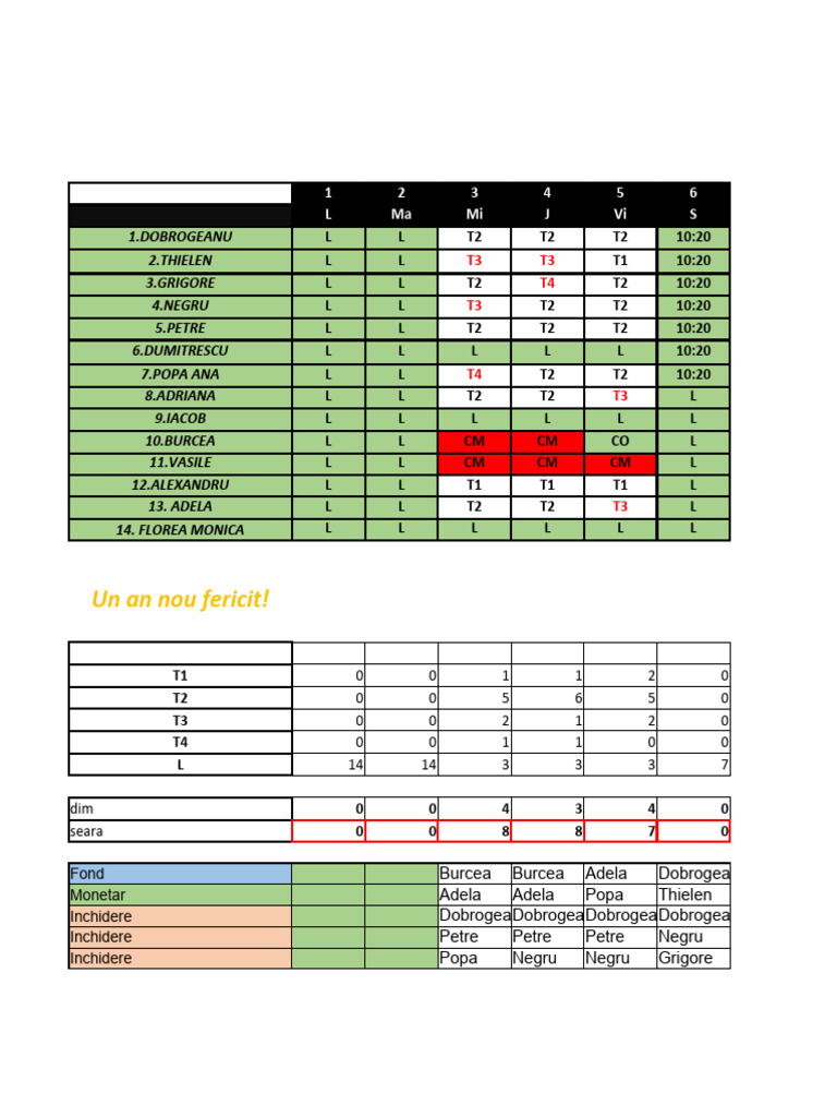 Program Noiembrie | PDF