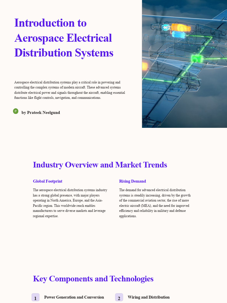 Aerospace Electrical Systems Guide | PDF | Electricity Generation ...