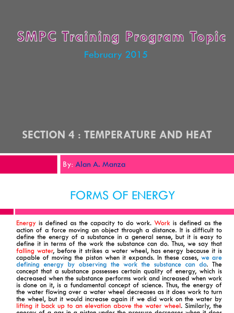 Section 4 Temperature and Heat | PDF | Temperature | Fahrenheit