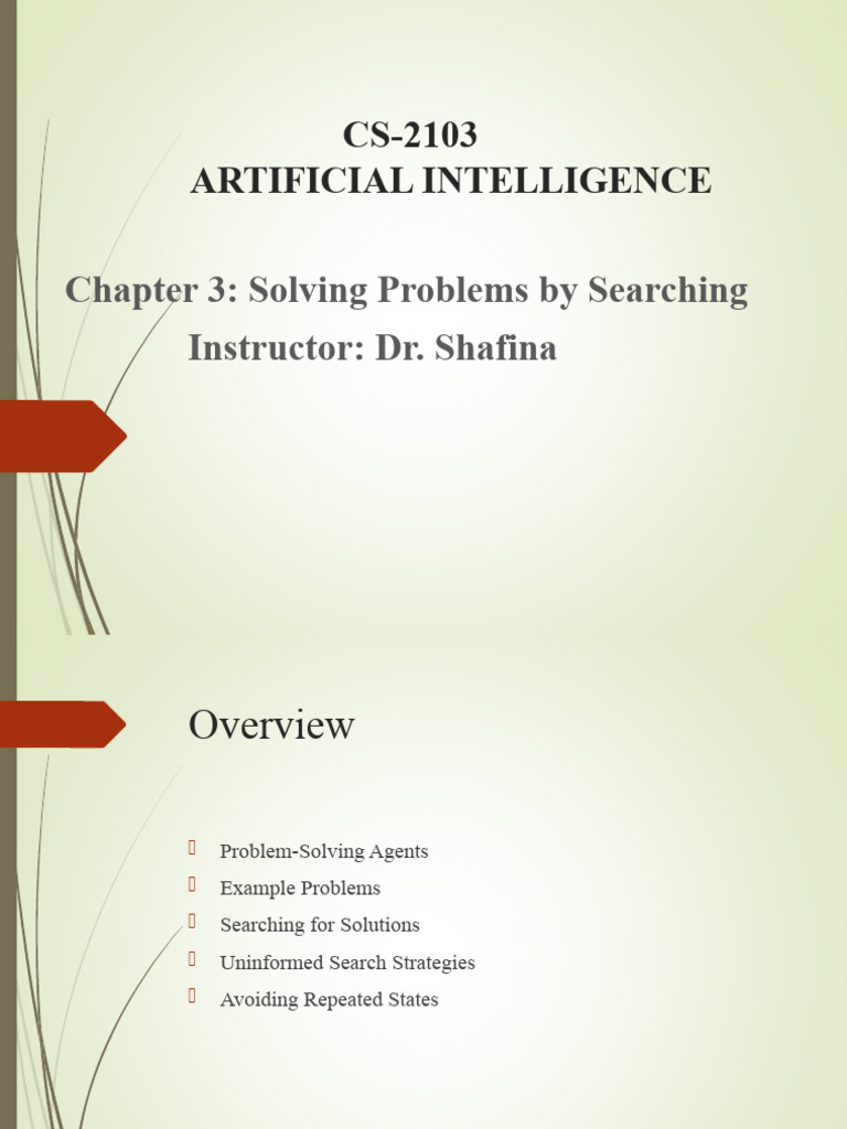 Problem Solving in AI: Search Methods | PDF | Artificial Intelligence ...
