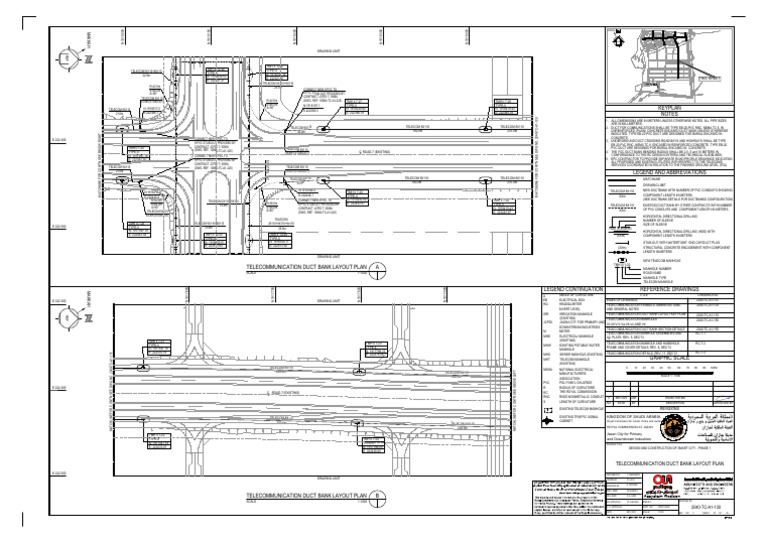 Telecom Duct Bank Layout Plan | PDF