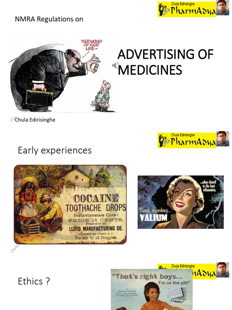 7 Advertising of Medicines | PDF | Advertising | Medicine