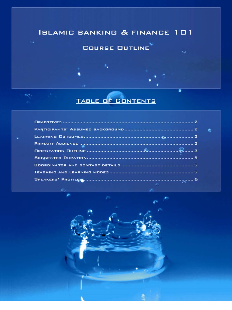 Islamic Banking 101 | PDF | Islamic Banking And Finance | Banks