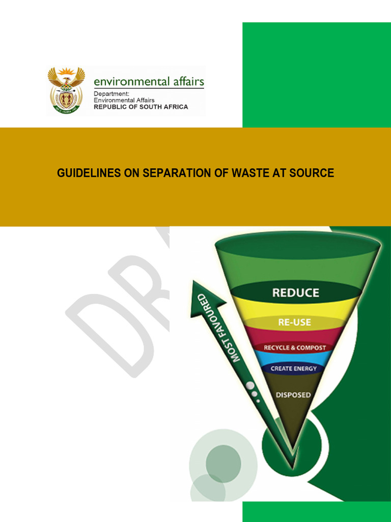Seperation of Waste at Source | PDF | Waste | Waste Management