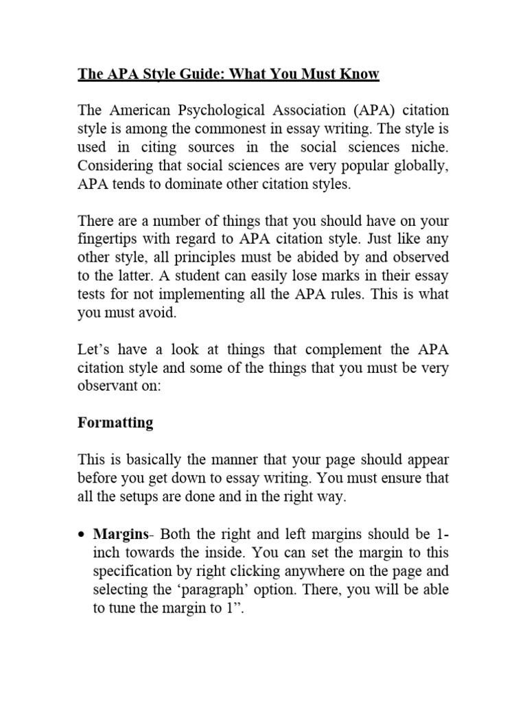 1 Lesson1-The APA Style Guide-7 | PDF | Citation | Apa Style