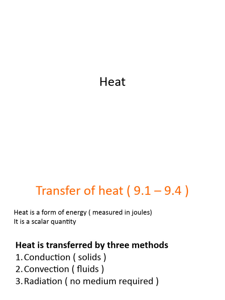 Transfer of Thermal Energy | PDF | Heat Transfer | Heat
