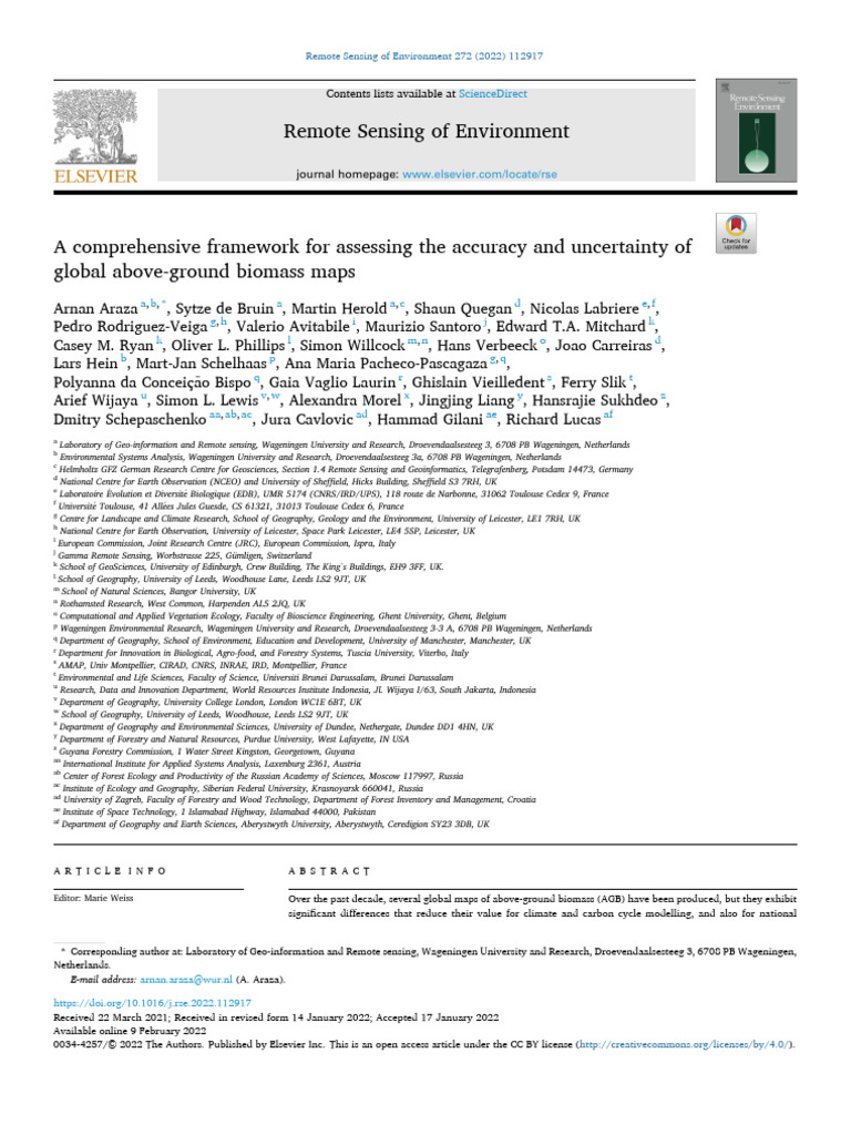 A Comprehensive Framework For Assessing The Accuracy and Uncertainty of | PDF | Estimator ...