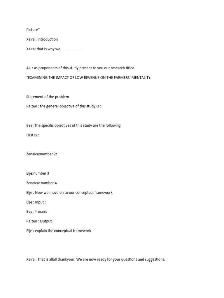 Script | PDF | Mental Health | Well Being