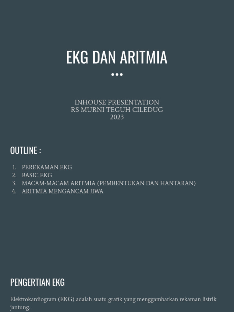 Presentasi Basic Ekg | PDF
