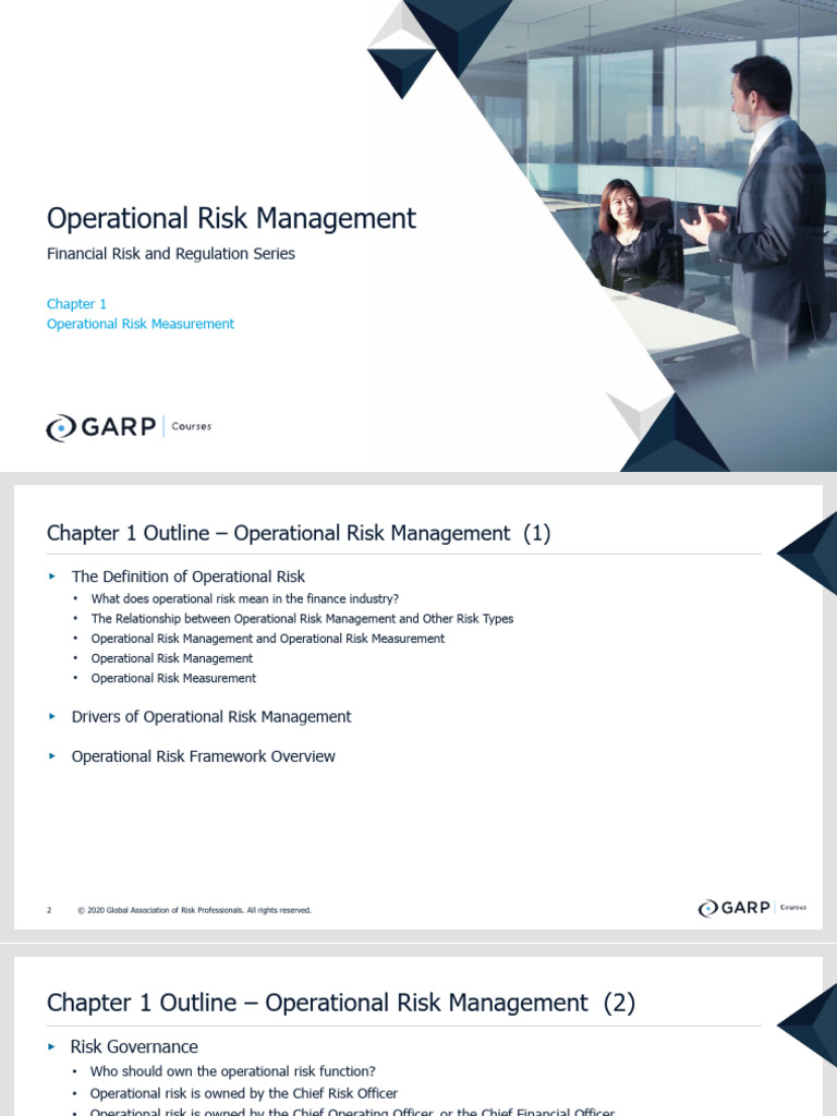 Operational Risk Management - Chapter 1 - Operational Risk Management ... Operational Risk Management - Chapter 1 - Operational Risk Management ...