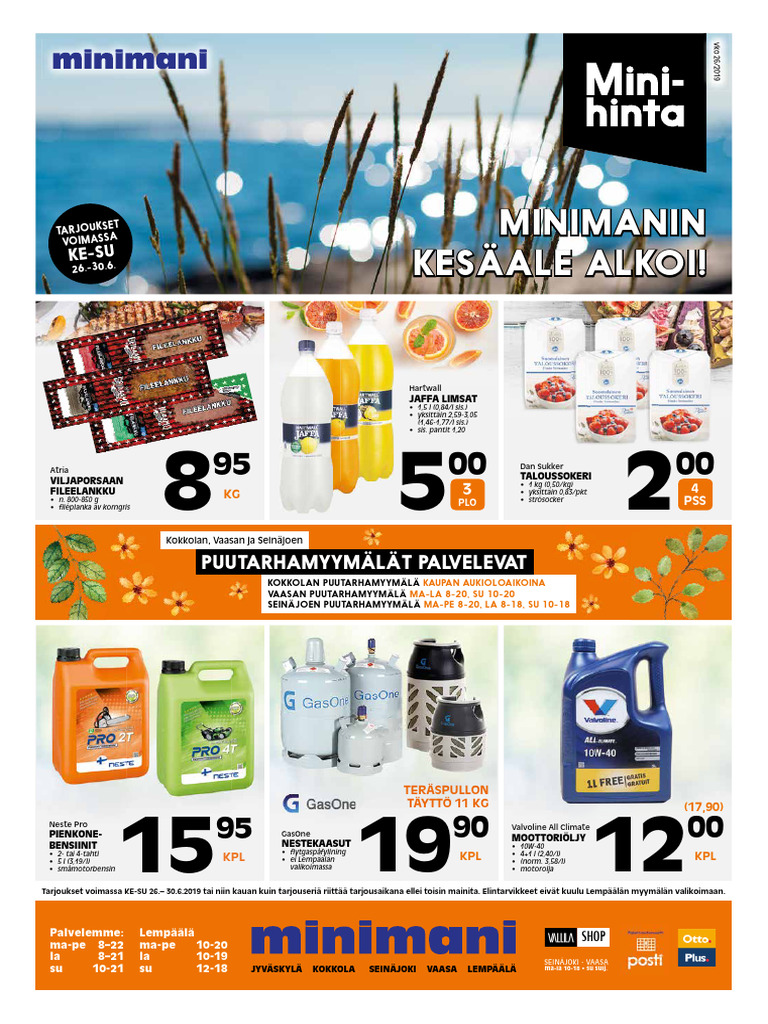 Minimani Tarjouslehti Vko26 2019 | PDF