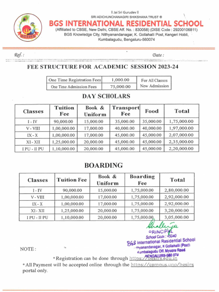 School Fee | PDF