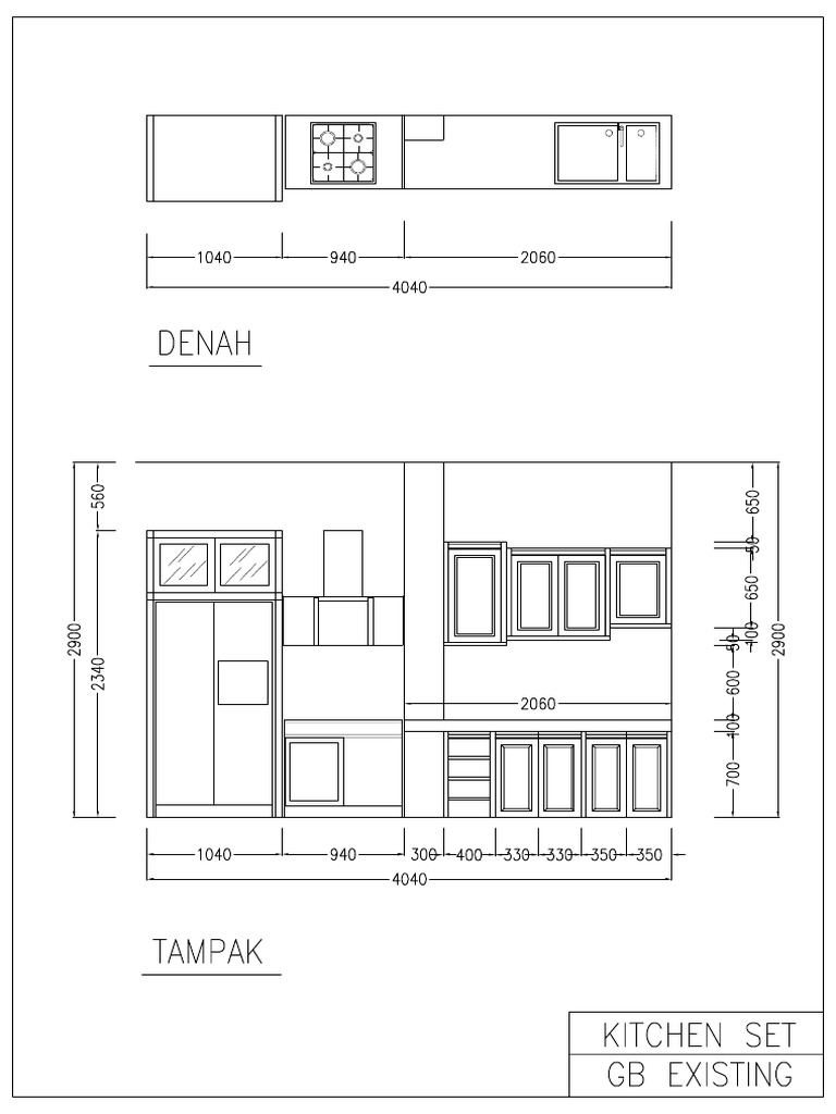Dapur Existing | PDF