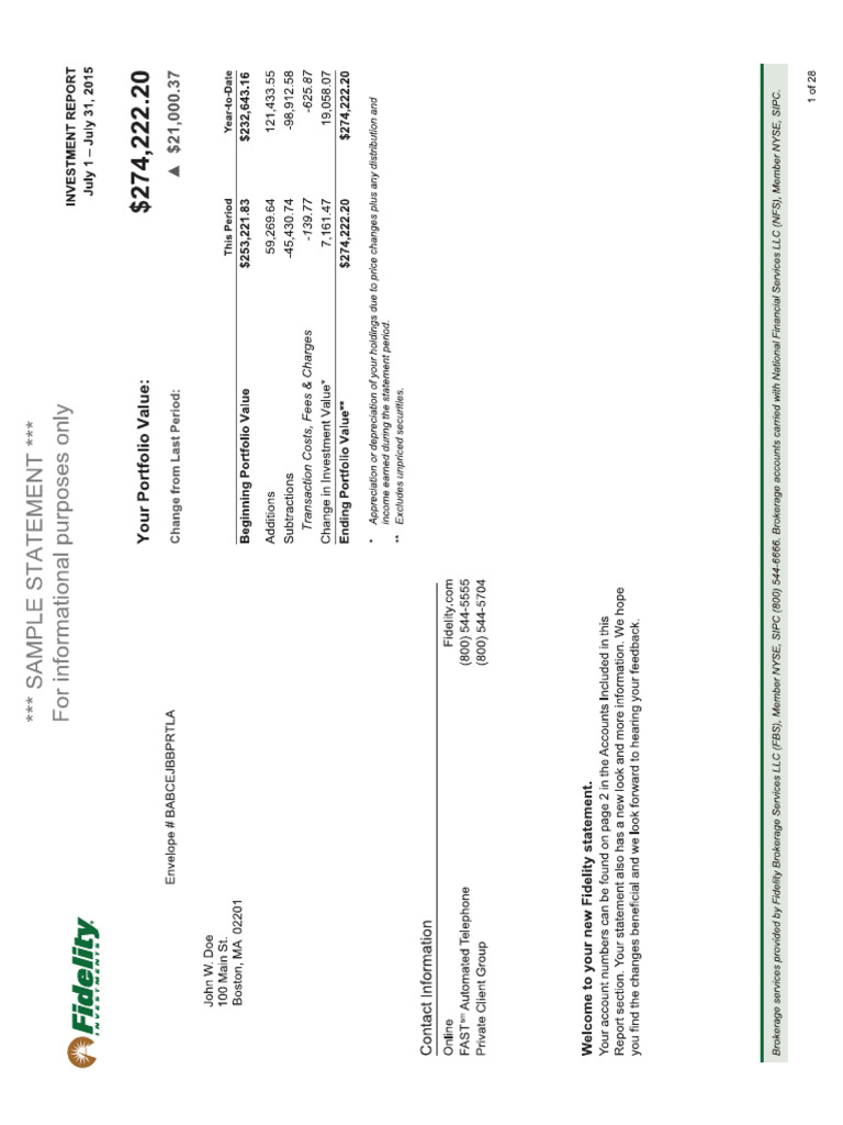 Investment Report Template | PDF