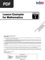 DLL Matatag Math 3 q1 w1 | PDF | Area | Rectangle