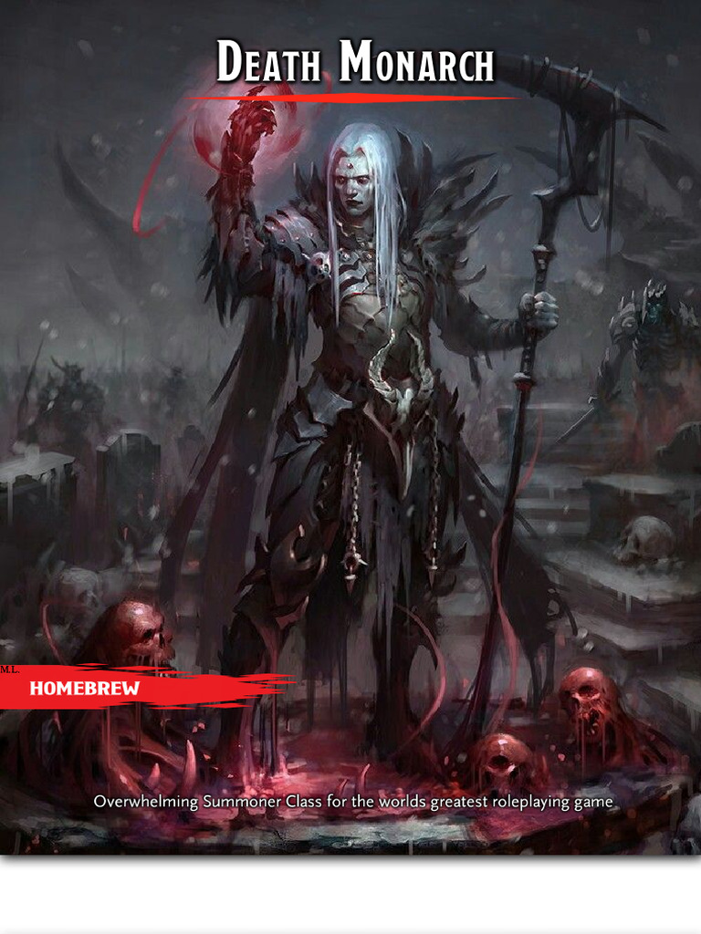 Death Monarch - GM Binder | PDF