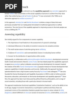 Capability Approach Amartya Sen | PDF | Economics | Economies