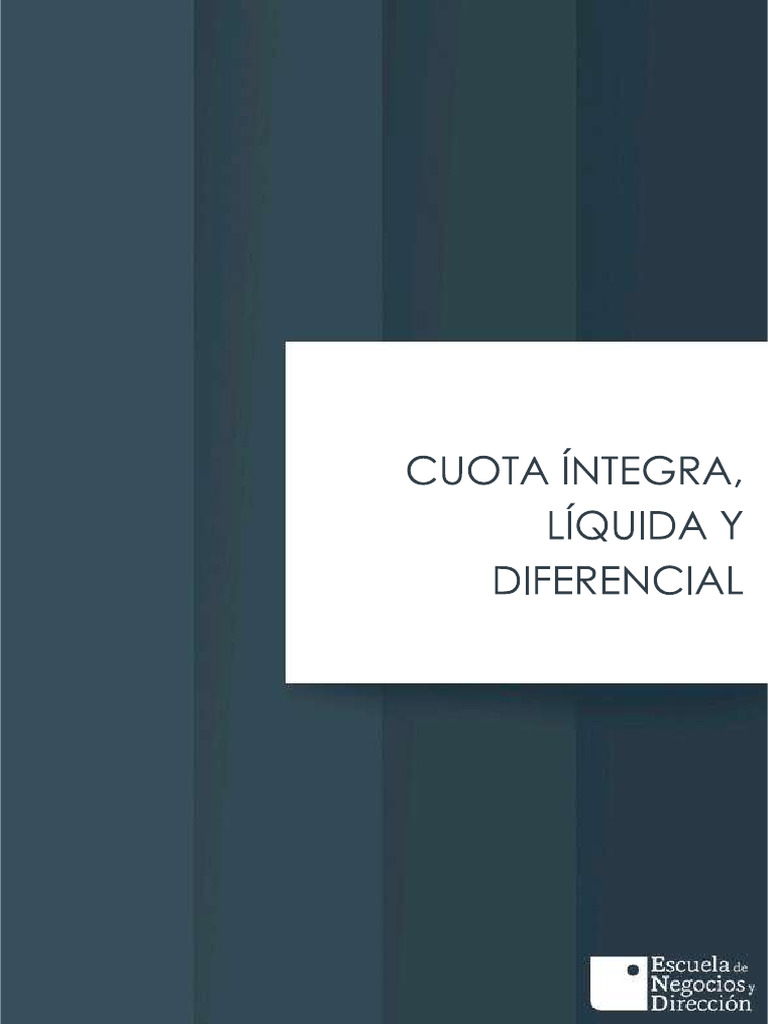 Cuota Integra, Liquida y Diferencial | PDF