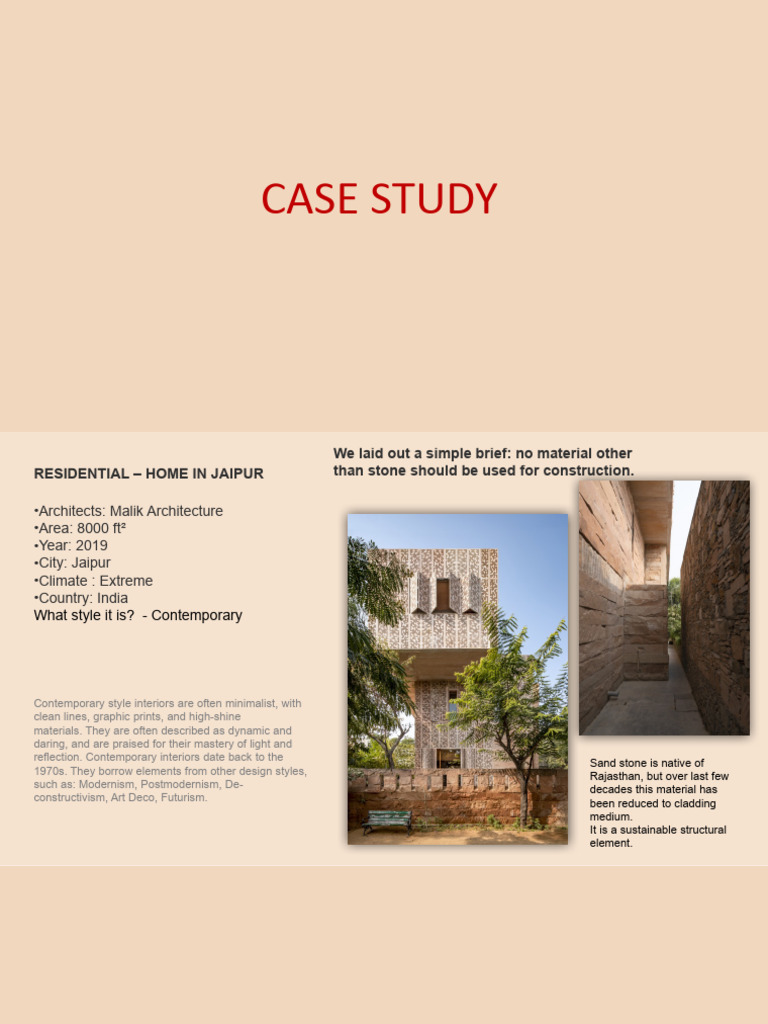 Construction Case Study | PDF | Building Technology | Architectural Elements