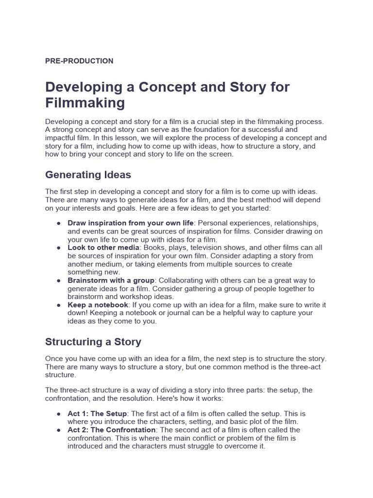 Filmmaking Masterclass | PDF | Composition (Visual Arts) | Shutter Speed