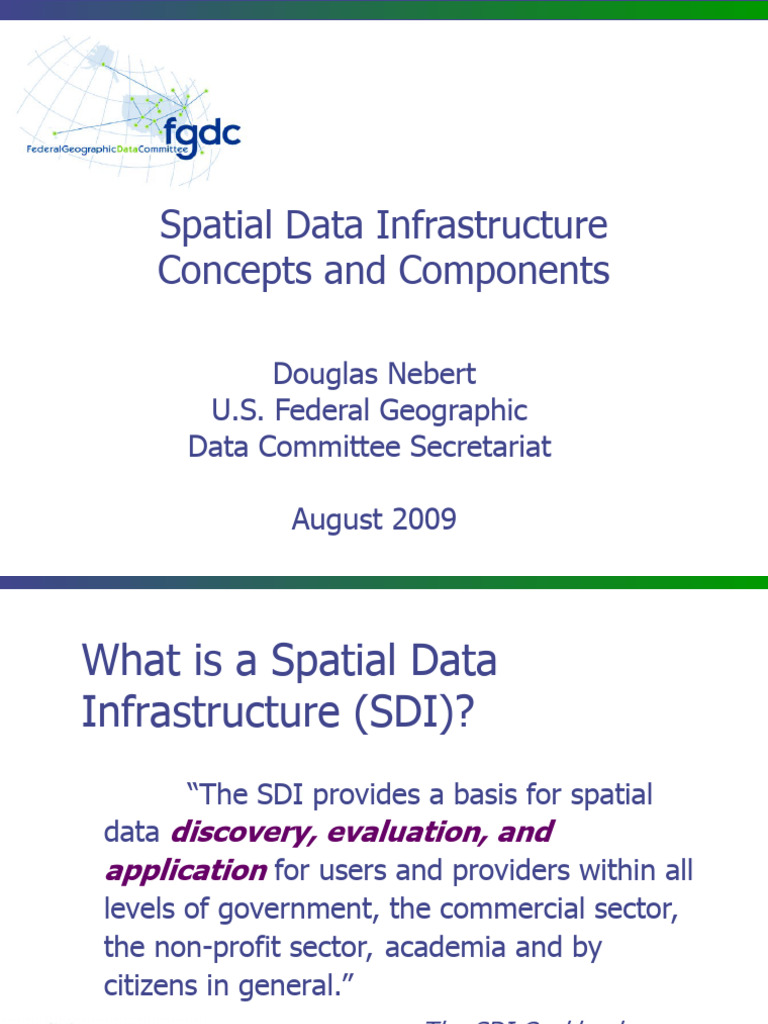 Spatial Data Infrastructure | PDF | Metadata | Computing