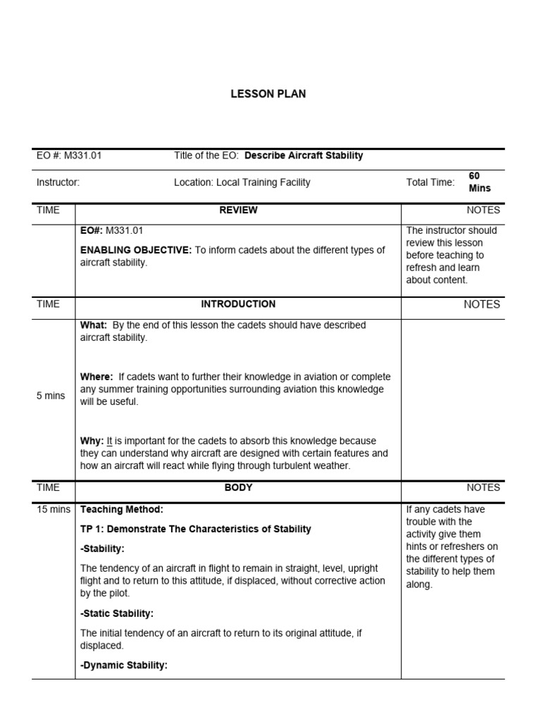 Understanding Aircraft Stability Types | PDF | Flight Control Surfaces ...