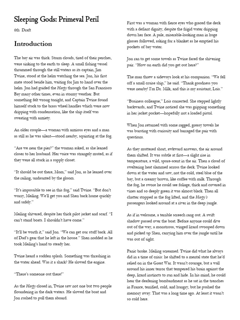 Primeval Peril - Storybook Ver - 01 | PDF | Spider