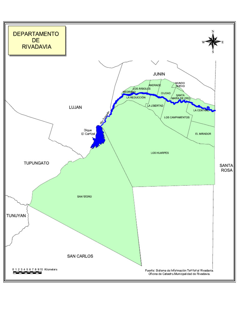 Rivadavia DivisionPoliticadistritos | PDF