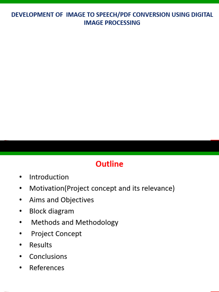Final PPT 8th Sem33 | PDF | Optical Character Recognition | Computing