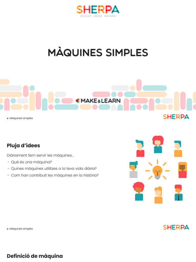 1.1. - Presentació 1 - Màquines Simples | PDF