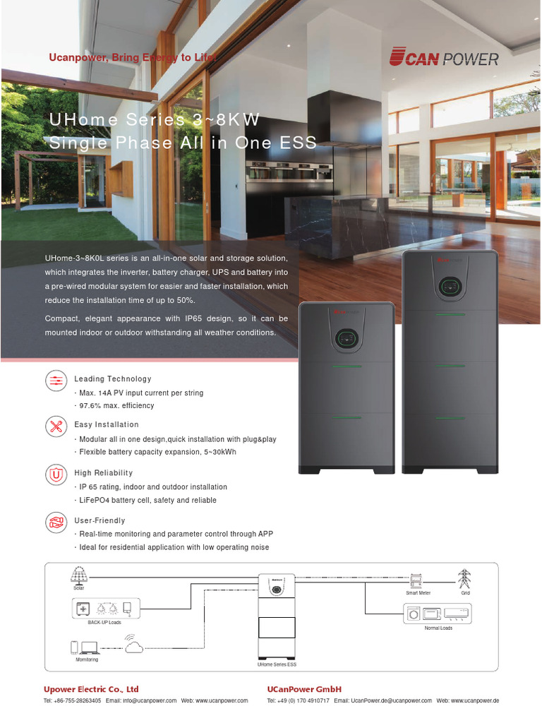 UHome 3 8K Datasheet EN | PDF | Photovoltaics | Electronics
