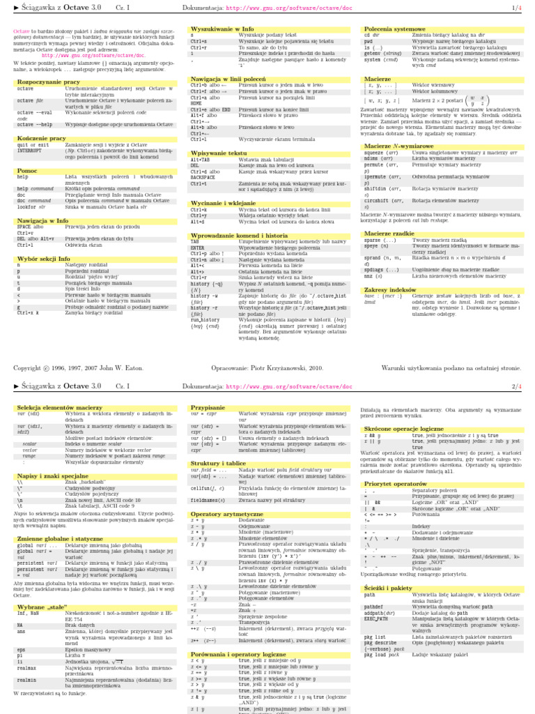 Algebra Laby Octave Sciagawka Pdf 