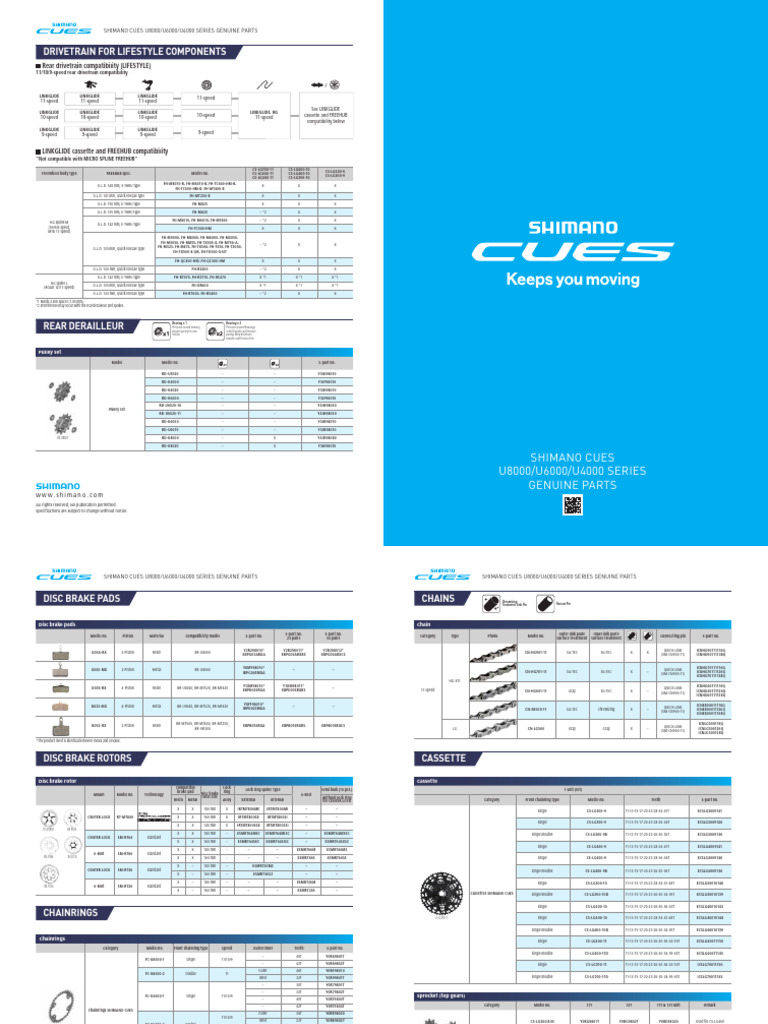 SHIMANO CUES WOP v01 ENG | PDF | Vehicle Technology