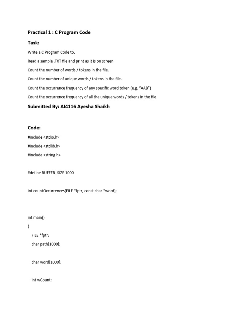 All Practicals | PDF | Computer Programming | Linguistics