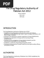 Drug Regulatory Authority of Pakistan (DRAP) (Autosaved) | PDF | Health ...