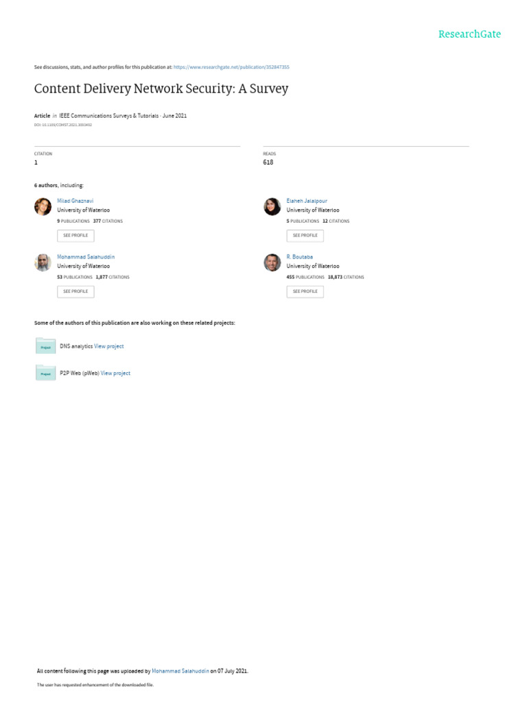CDNSecurity | Download Free PDF | Networking | Web Server