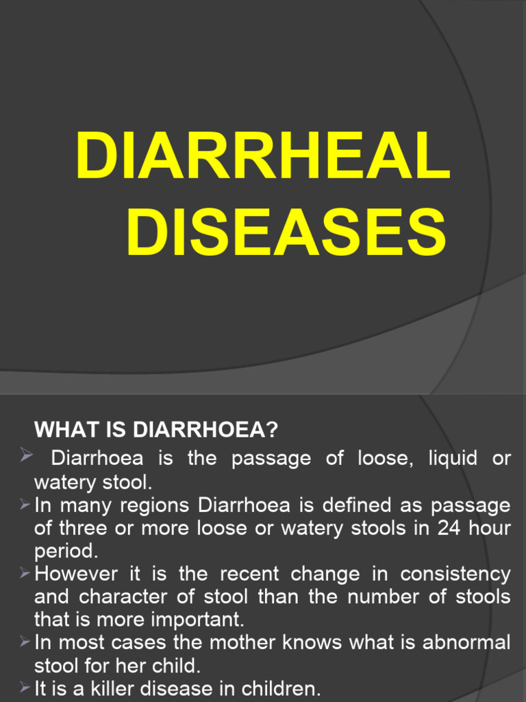 Diarrhea | PDF | Diarrhea | Dehydration