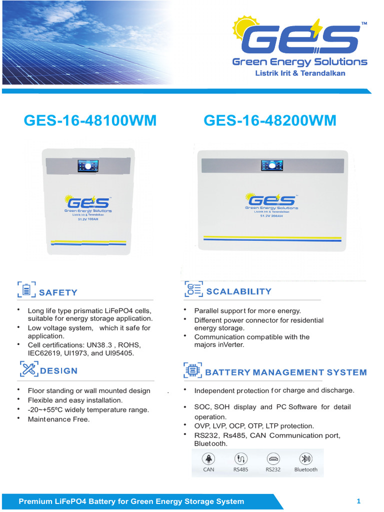 Datasheet Power Wall | PDF | Energy Technology | Electrical Components