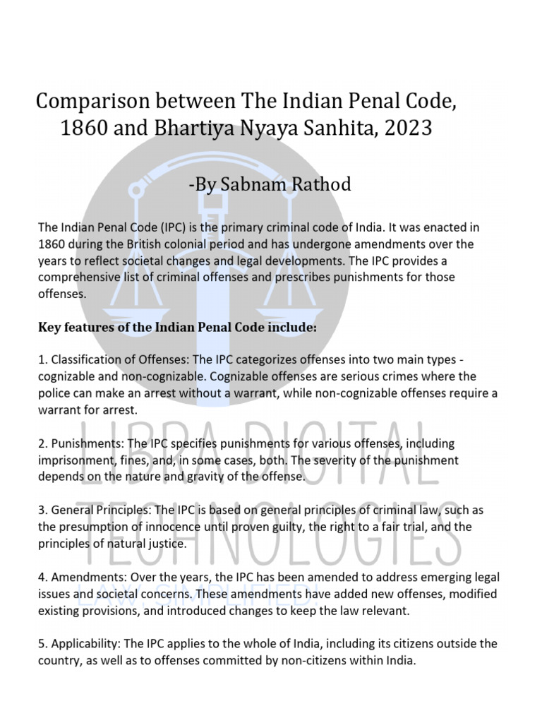 Ipc BNS | PDF | Aiding And Abetting | Crimes