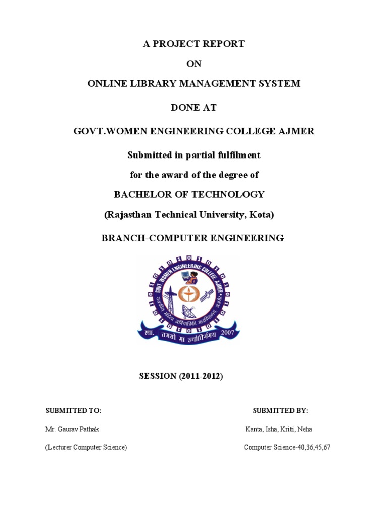 Library Management System | Download Free PDF | Java (Software Platform ...